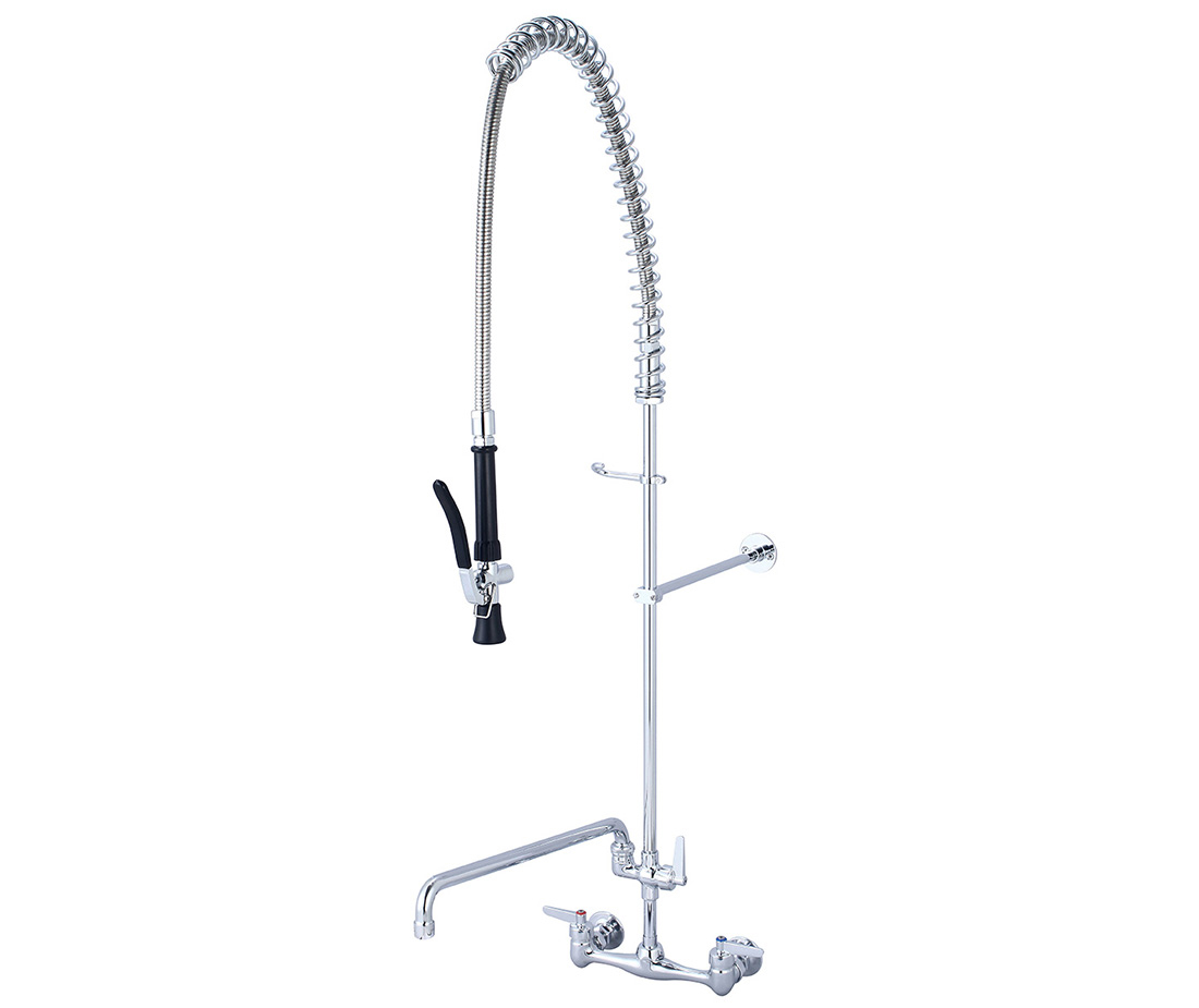 Two Handle Wallmount Pre-Rinse Faucet | Pioneer Industries
